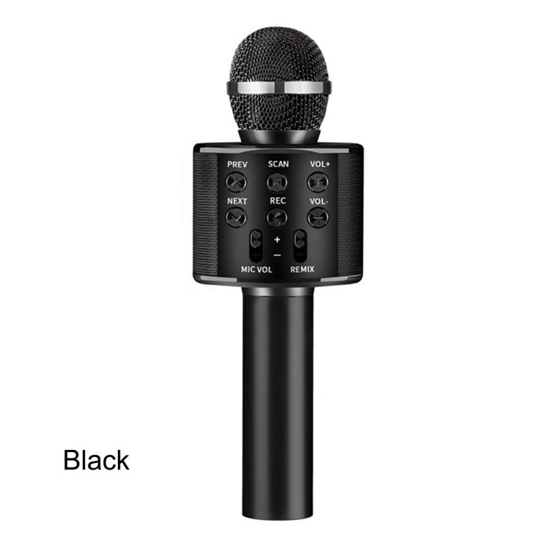 Microfono karaoke bluetooth USB inalambrico Color Micrófono karaoke ORO